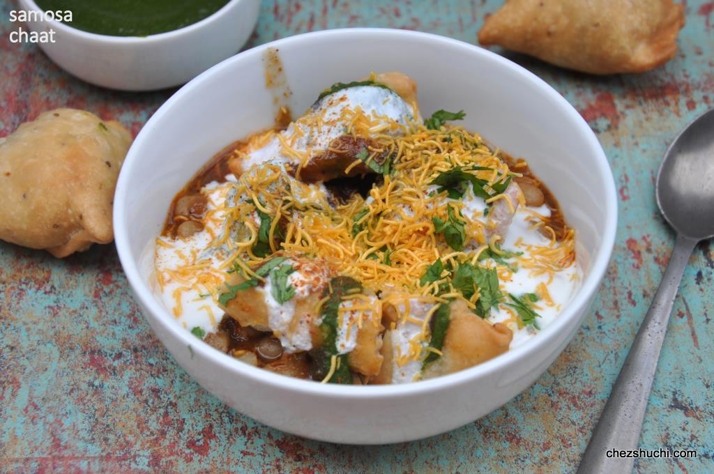 Samosa Chaat Samosa Chola Chaat